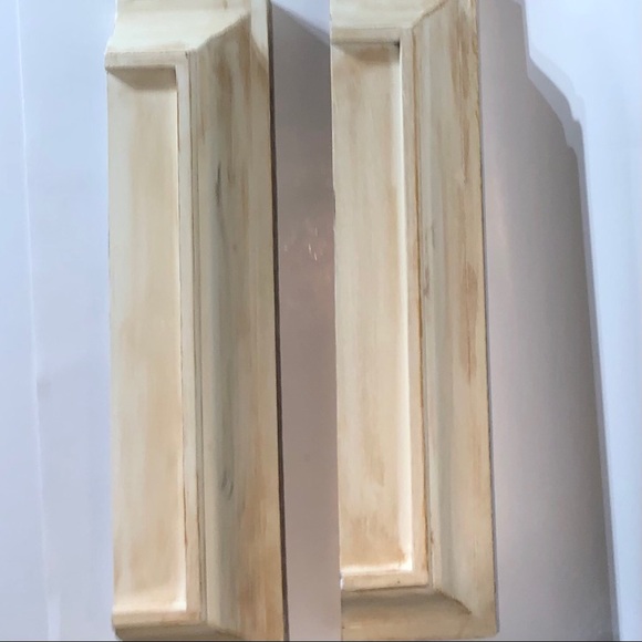 Wall Decor | Two Displays Wall Shelfs In Ivory With Gold Accent | Poshmark